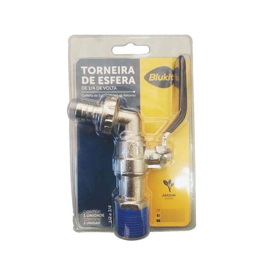 Torneira Esfera com Alavanca P/ Jardim 1/4 de Volta Blukit | Broketto ...