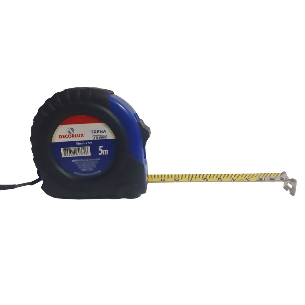 Trena 5 Metros x 18mm Emborrachada Com Trava Decorlux | Broketto ...
