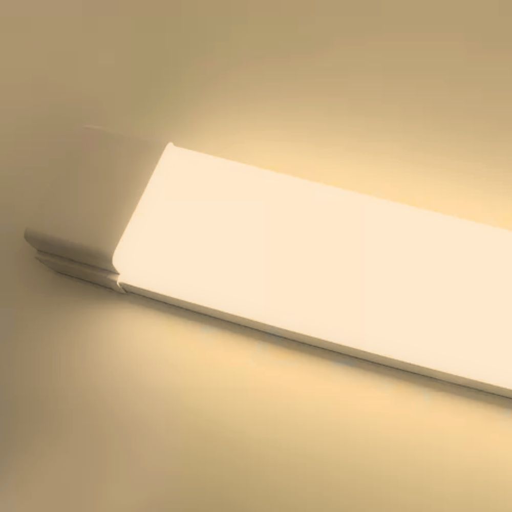 Luminária Led Linear Slim 120cm 3000K 54W Bivolt Completa | Broketto ...