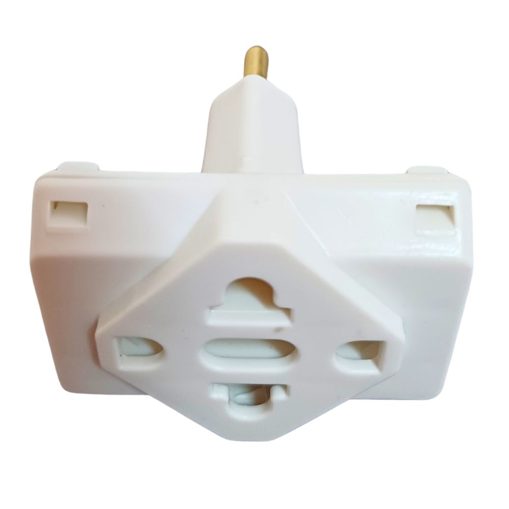 Benjamin Plug T Adaptador Tomada 3 Saídas Branco 10A | Broketto ...