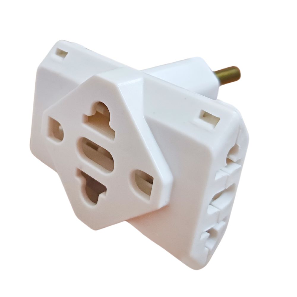 Benjamin Plug T Adaptador Tomada 3 Saídas Branco 10A | Broketto ...