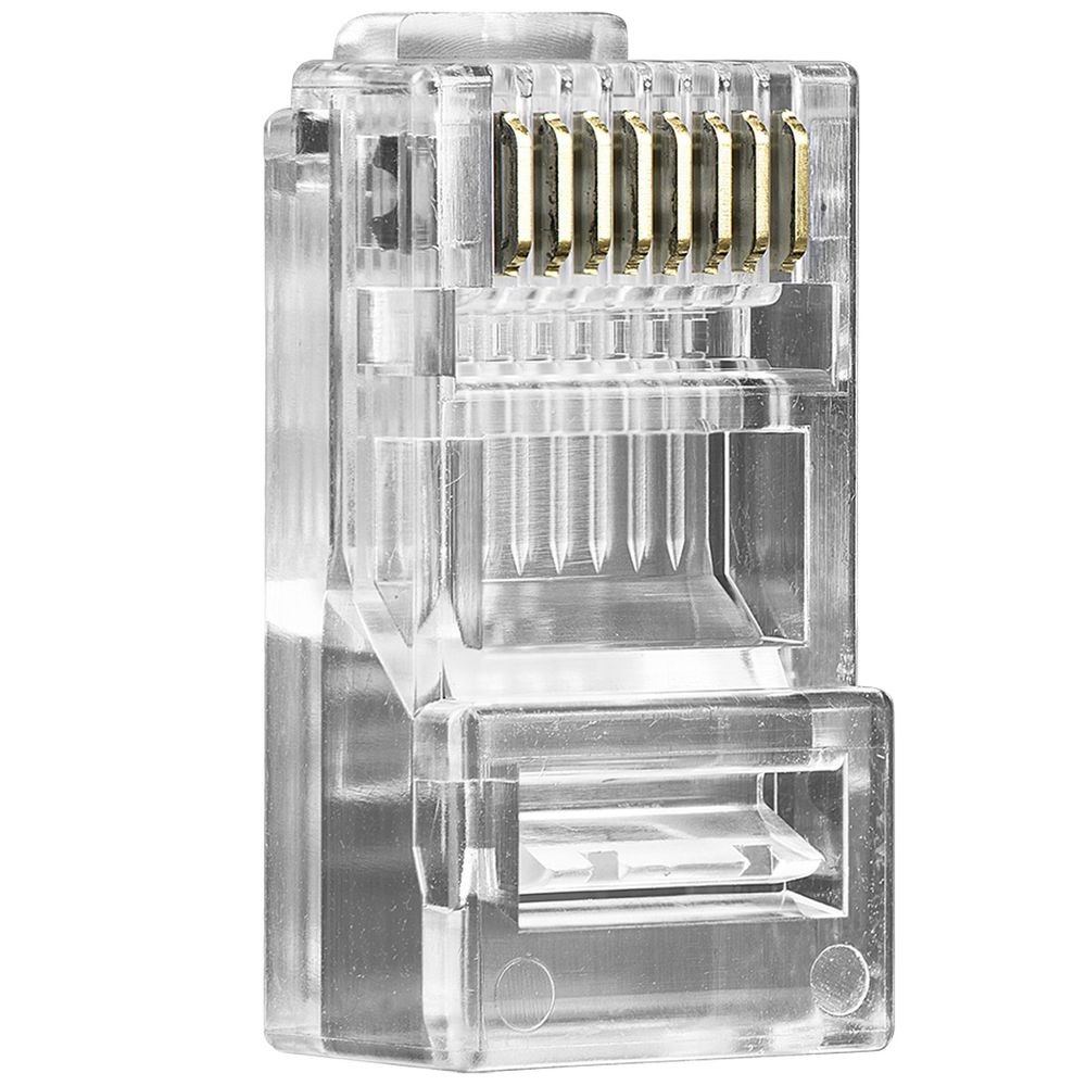 Kit 10 Conector RJ45 CAT6 Macho Cabo de Rede | Broketto Materiais Elétricos