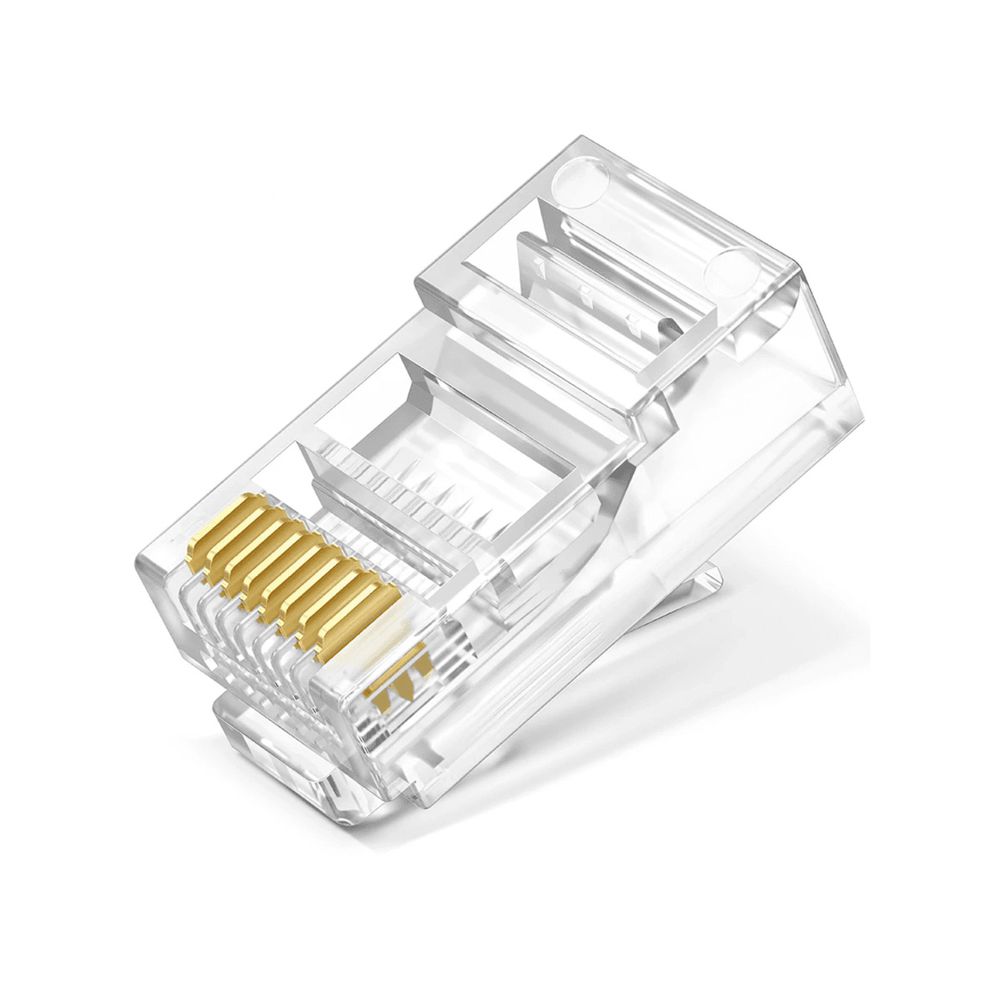 Kit 10 Conector RJ45 CAT6 Macho Cabo de Rede | Broketto Materiais Elétricos