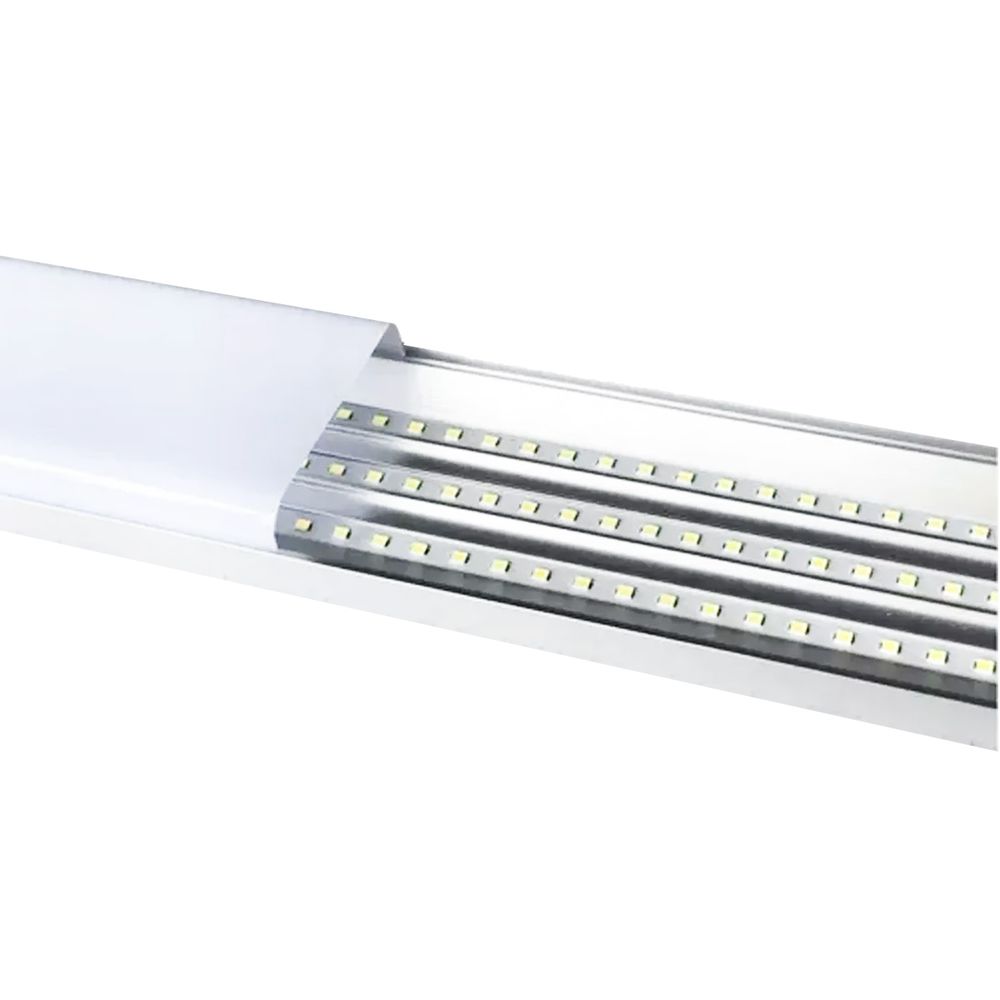 Luminária Led Sobrepor Linear Slim 72w Branca 120cm 6500k | Broketto ...