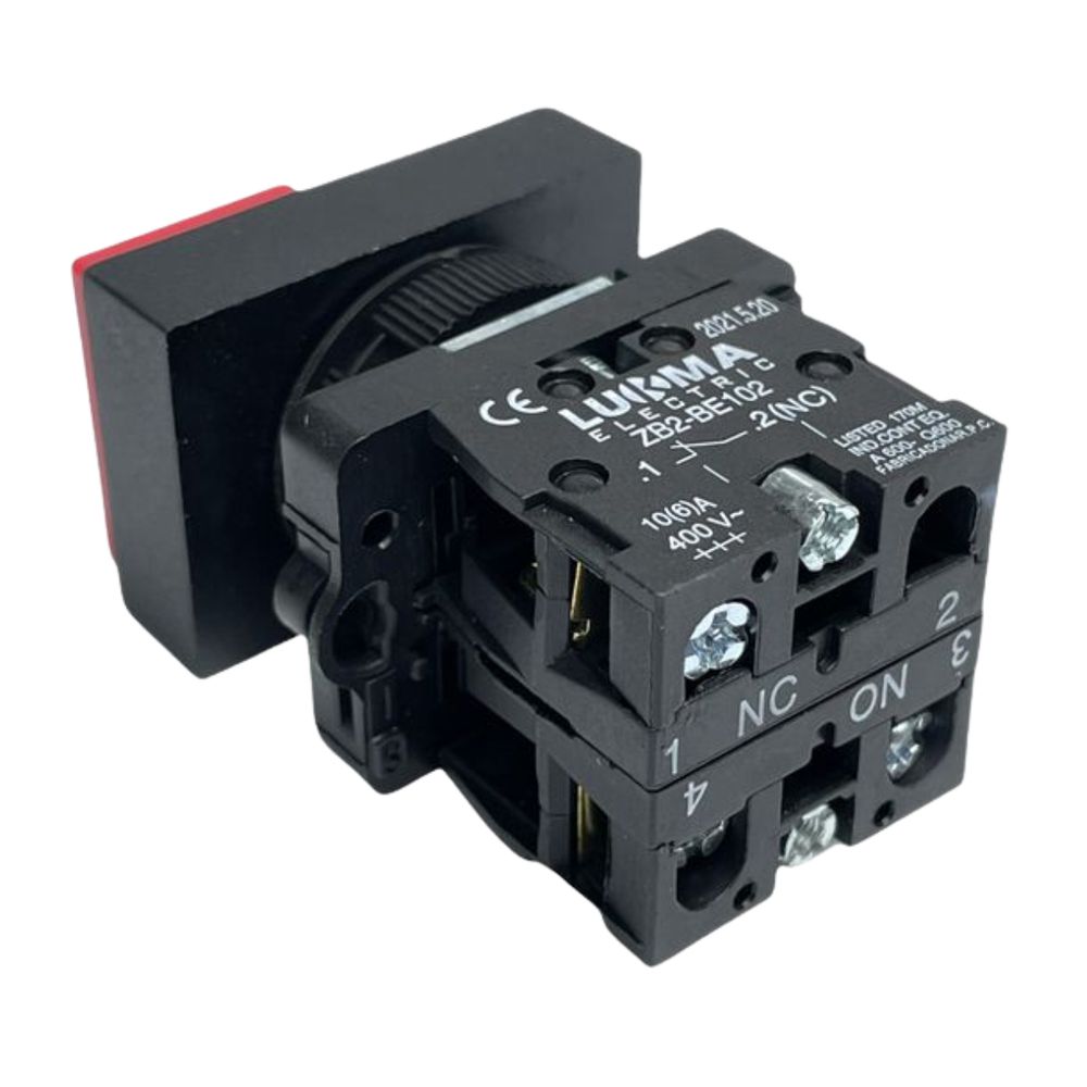 Botão Liga Desliga Duplo 1NA+1NF Sem Iluminação LK-EL8425 | Broketto ...