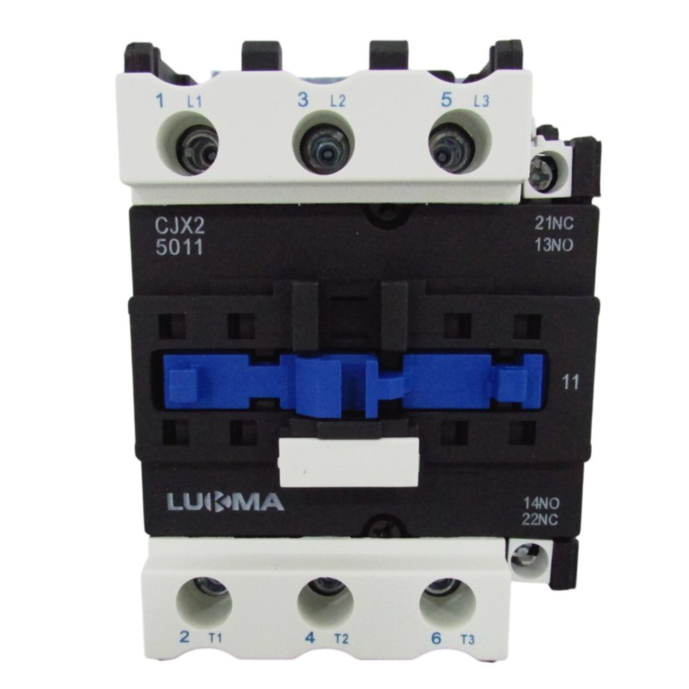 Contator Tripolar 50A 1NA+1NF CJX2-5011 220V Lukma | Broketto Materiais ...