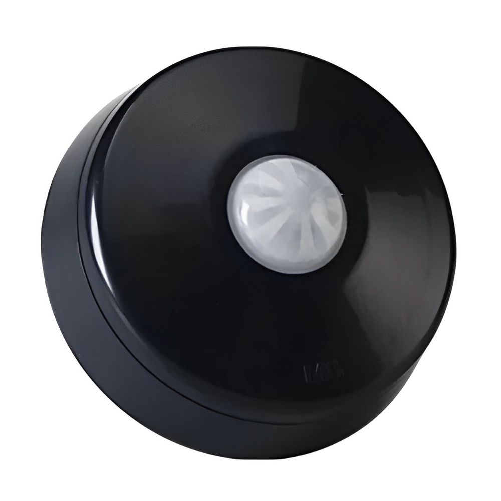 Sensor De Presença Com Fotocélula De Embutir E Sobrepor Interno Preto ...