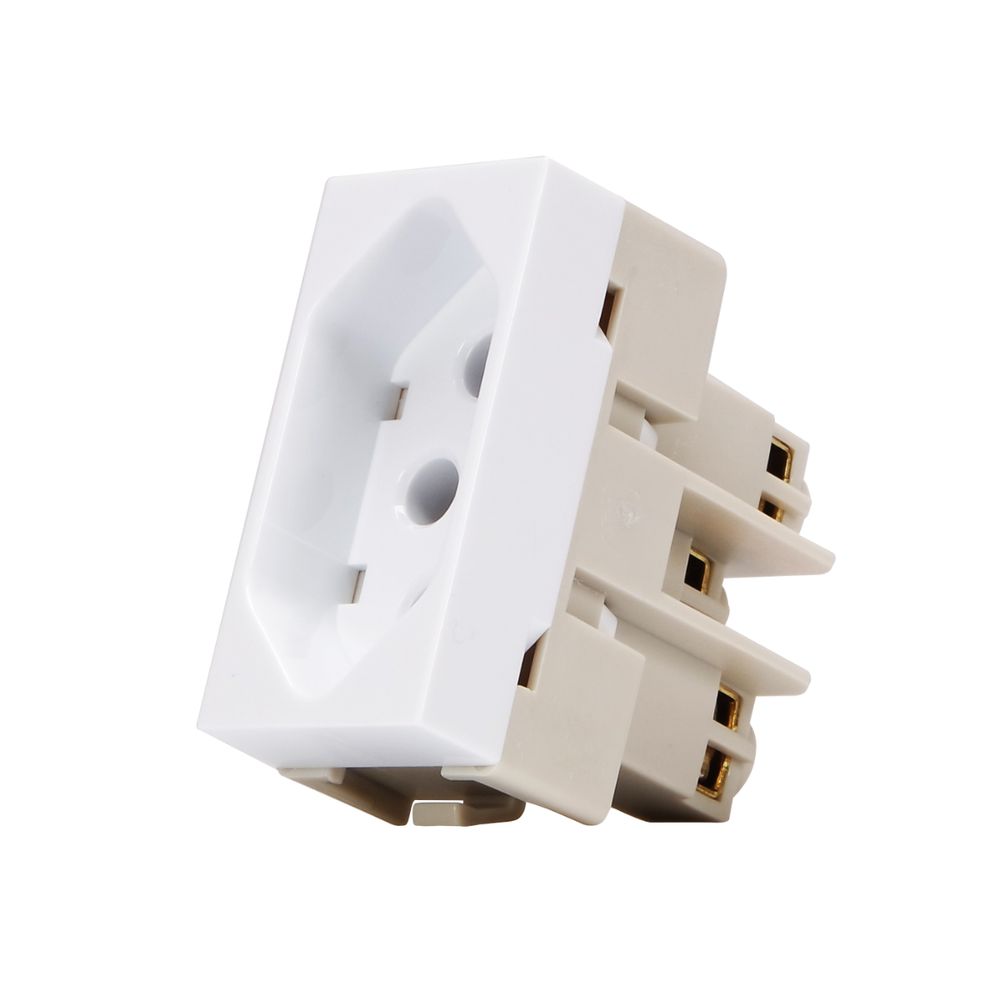 Módulo Tomada 2p+t 20A Branca Infiniti Margirius | Broketto Materiais Elétricos