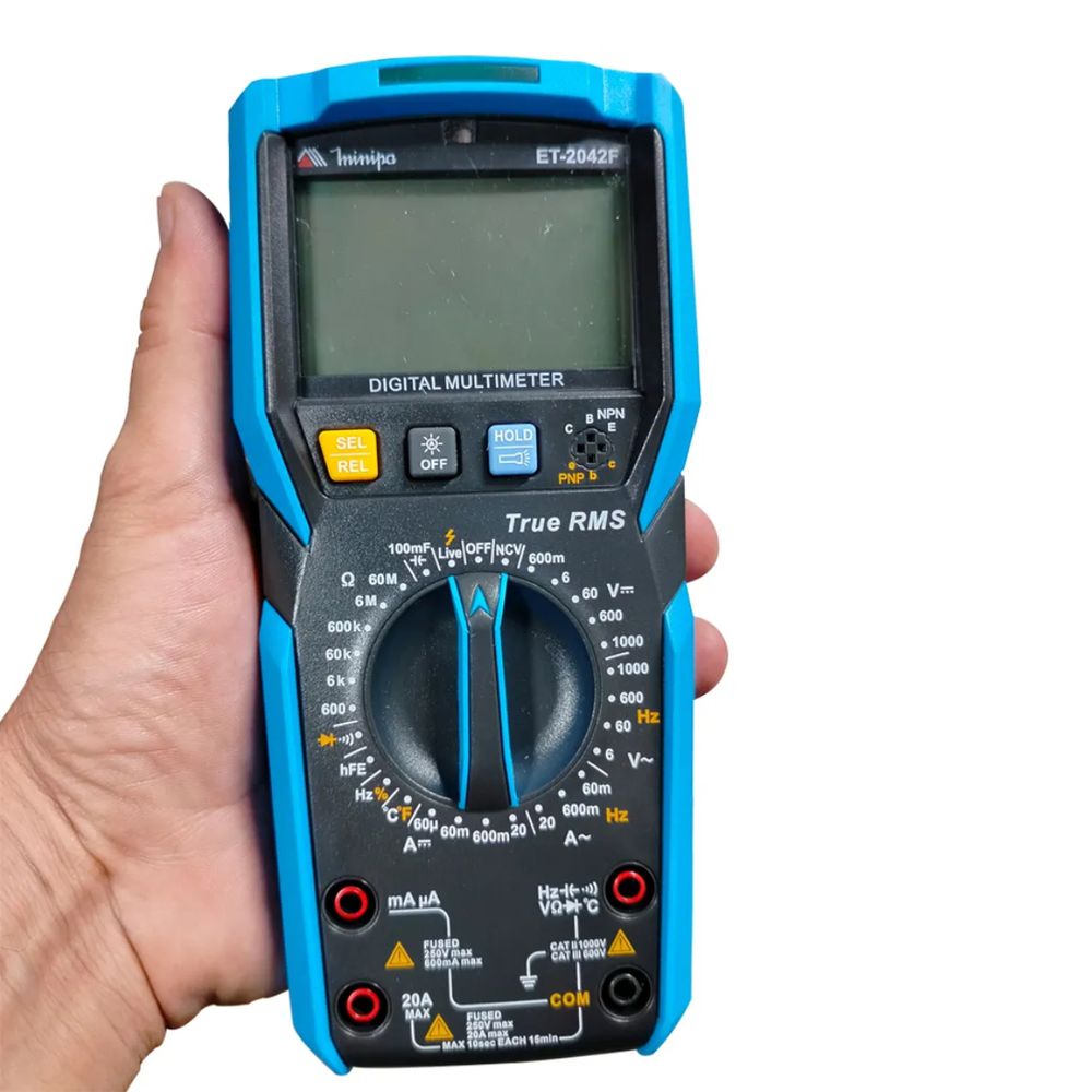Múltimetro Digital ET-2042F True RMS Cat 3 600V Minipa | Broketto ...
