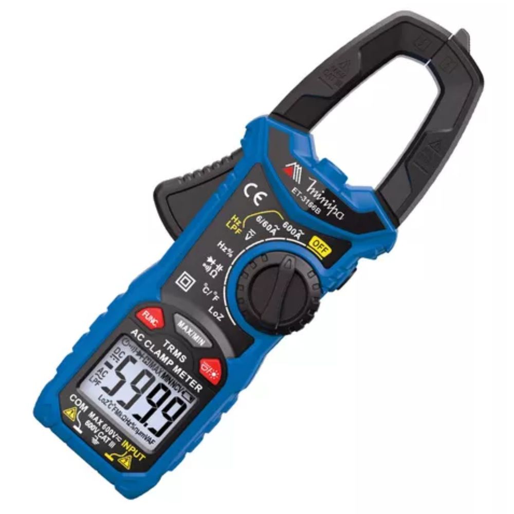 Alicate Amperímetro Digital CAT III ET-3166 Minipa | Broketto Materiais ...