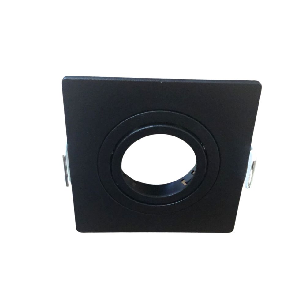 Spot Embutir Teto Mr11 Quadrado Plano Mini Dicroica Preto | Broketto ...