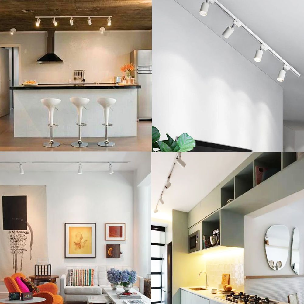 Spot Pipe Trilho Eletrificado Dicroica Mr16 Branco | Broketto Materiais ...