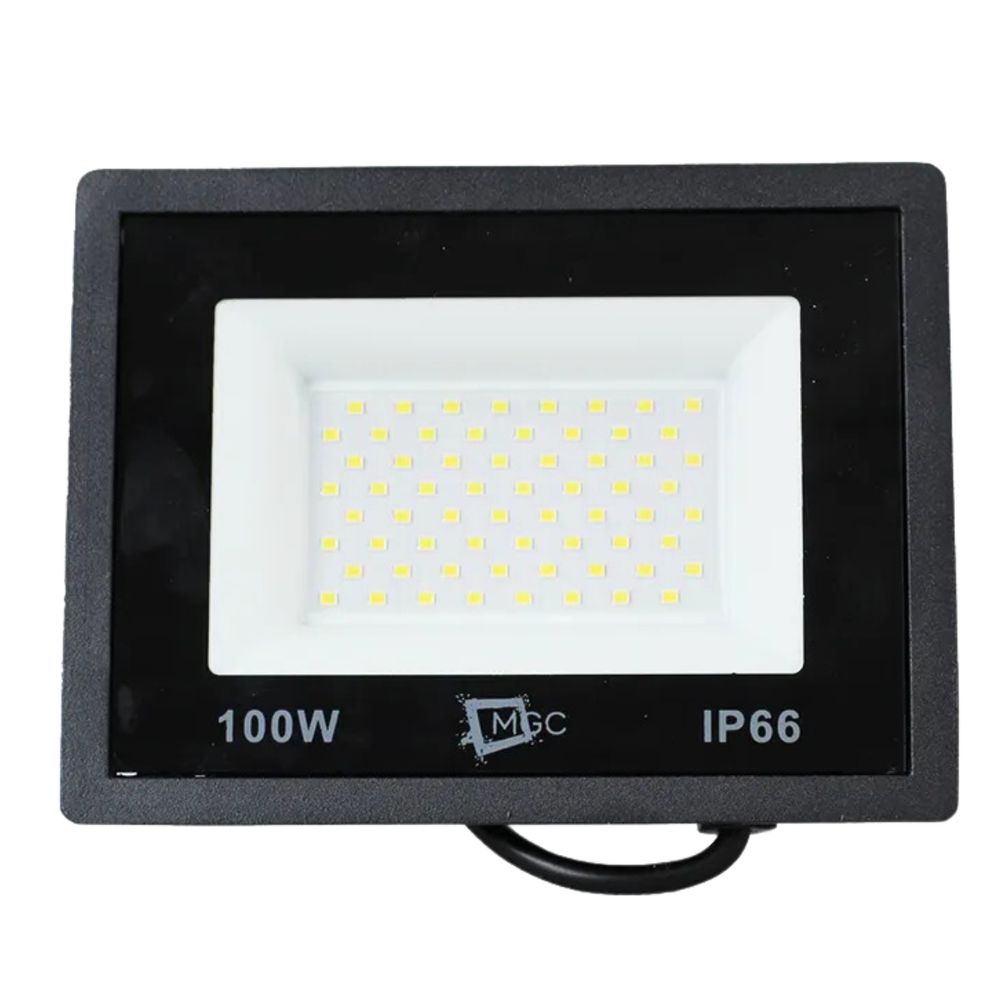 Refletor LED 100W SMD Holofote Prova Dagua 6500K IP66 Bivolt | Broketto Materiais Elétricos