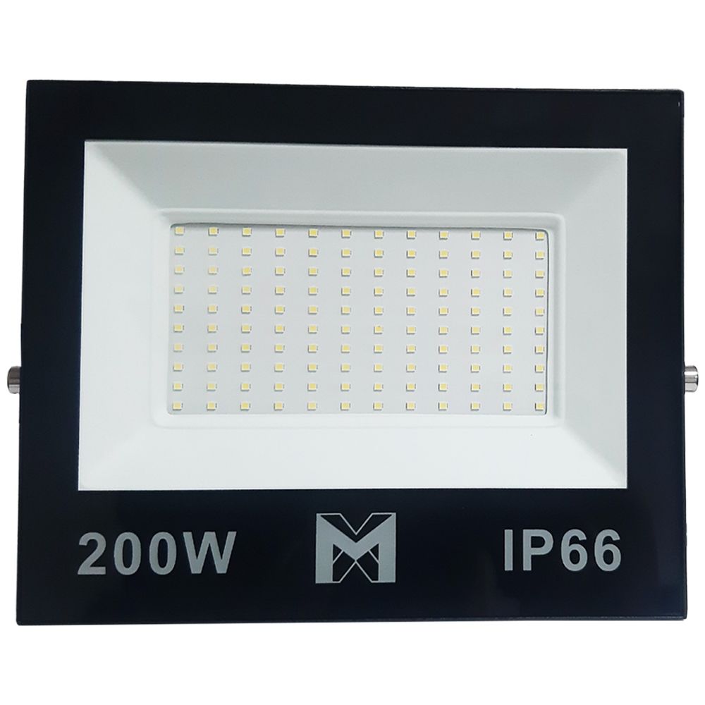 Refletor LED 200W SMD Holofote Prova Dagua 6500K IP66 Bivolt | Broketto Materiais Elétricos