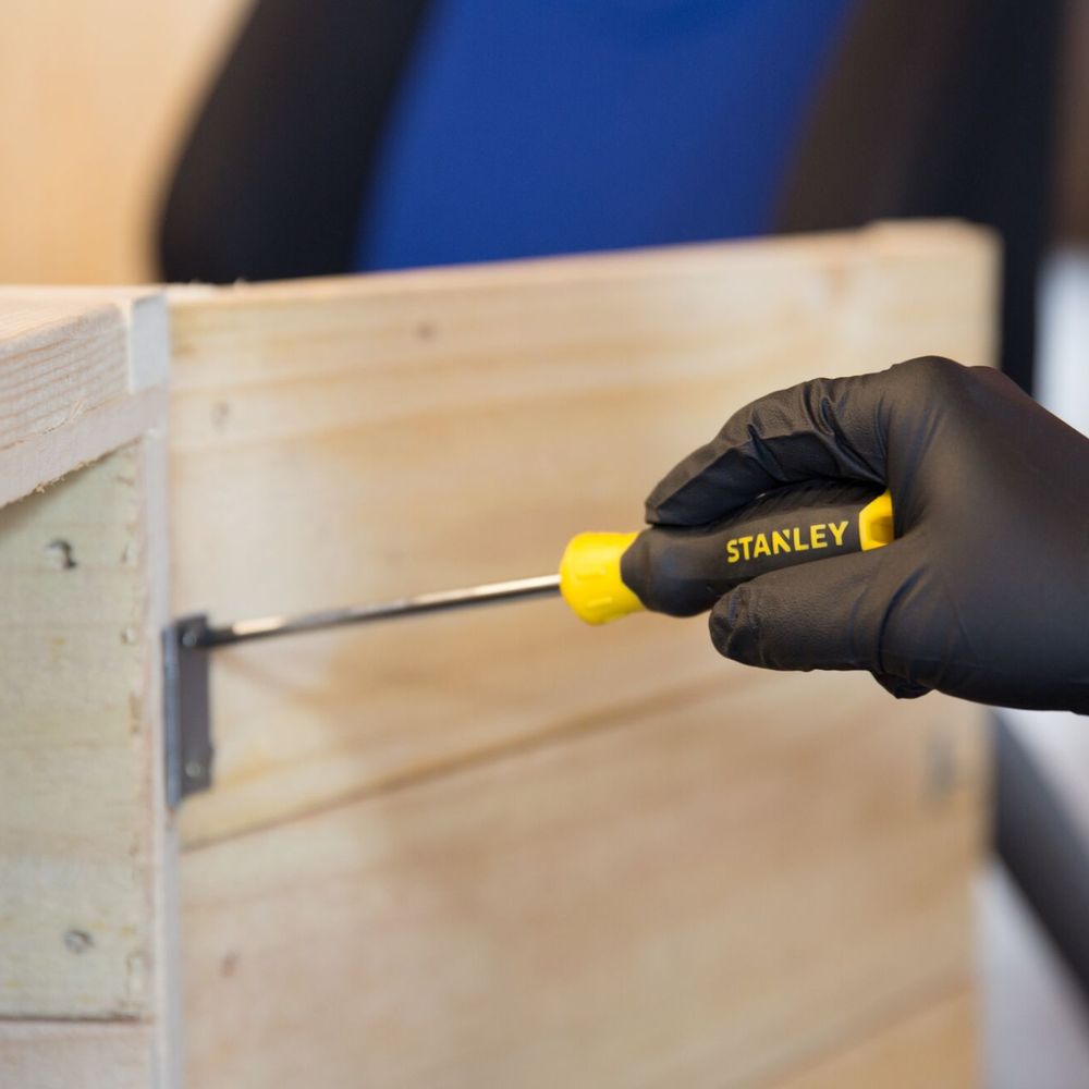 Chave Phillips 1/4 PH2 x 6" Ponta Preta Stanley STMT60811-840 | Broketto Materiais Elétricos