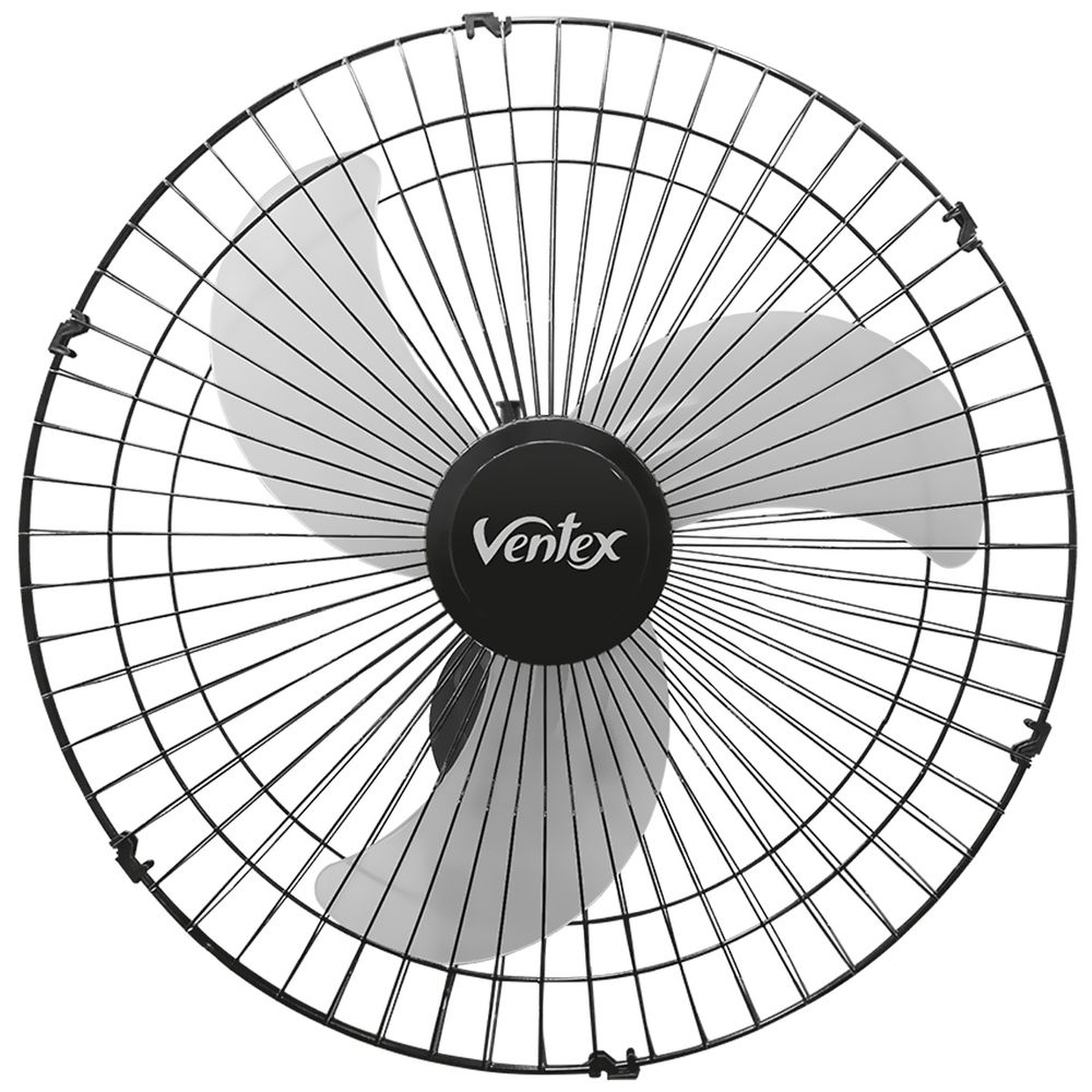 Ventilador De Parede Oscilante Ventex Tex6 60cm Preto 210W | Broketto Materiais Elétricos