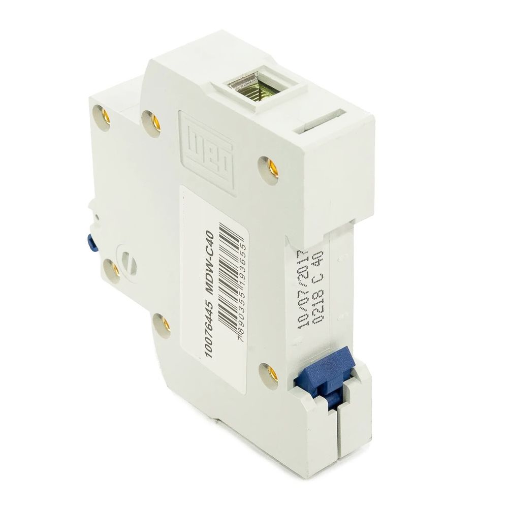 Mini Disjuntor Weg 40A Unipolar Monopolar Din C MDW-C40 | Broketto Materiais Elétricos