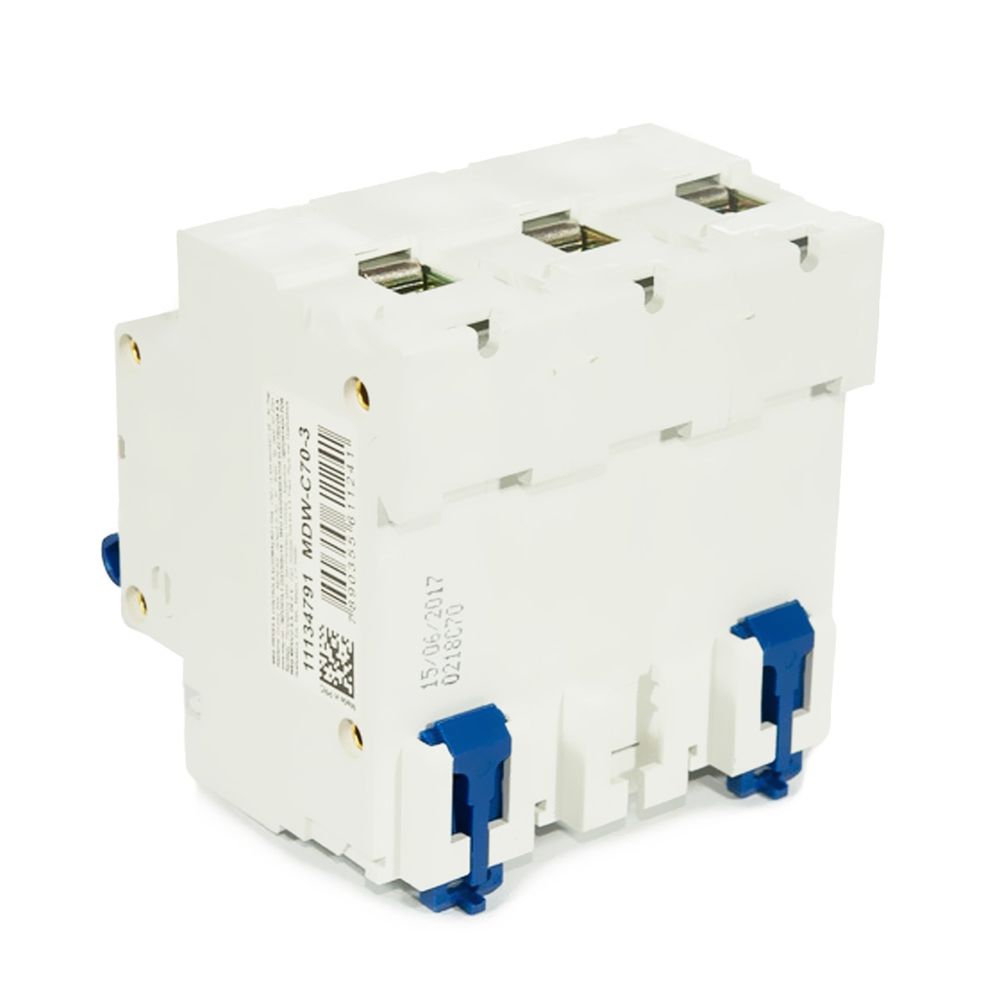 Mini Disjuntor Weg 70A Tripolar Din C MDW-C70-3 | Broketto Materiais Elétricos