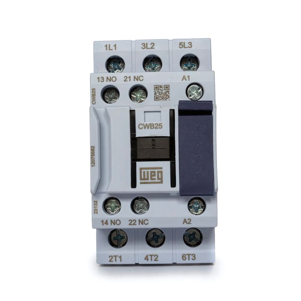 Contator 25A 220V 1NA+1NF CWB25 11 30D23 WEG | Broketto Materiais Elétricos