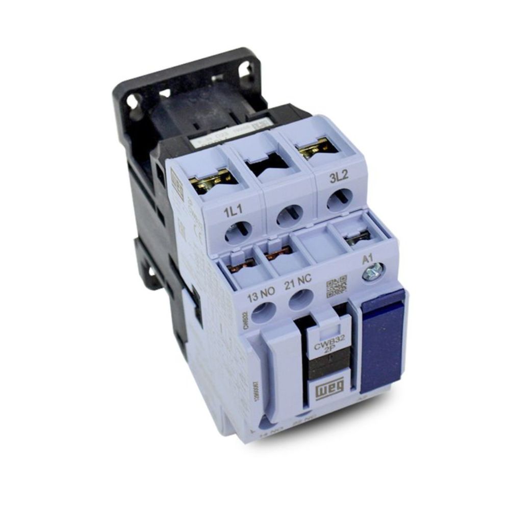 Contator Tripolar 32A 1NA+1NF CWB32 11 30D23 WEG | Broketto Materiais ...