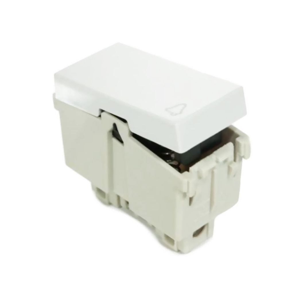 Módulo Interruptor Pulsador Campainha Branco Weg Refinatto | Broketto Materiais Elétricos