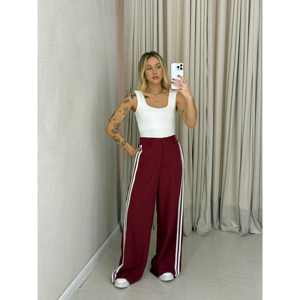 CALÇA KATHERINE LISTRAS CHERRY RED | CAROLLA FERRARO