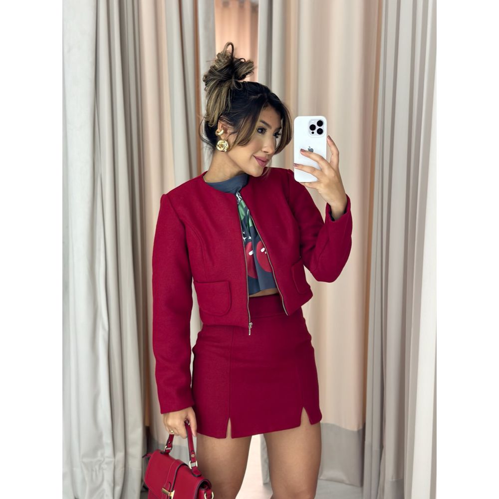 JAQUETA LÃ BATIDA CF | CAROLLA FERRARO