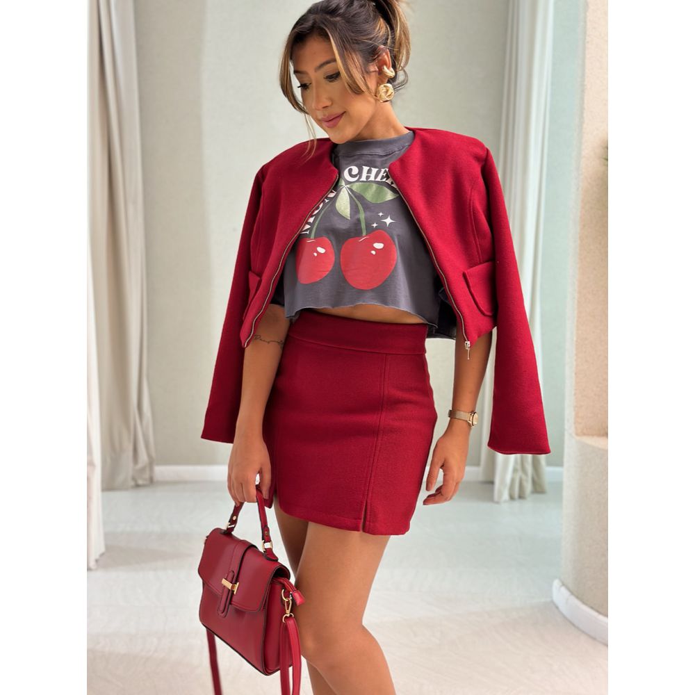 JAQUETA LÃ BATIDA CF | CAROLLA FERRARO