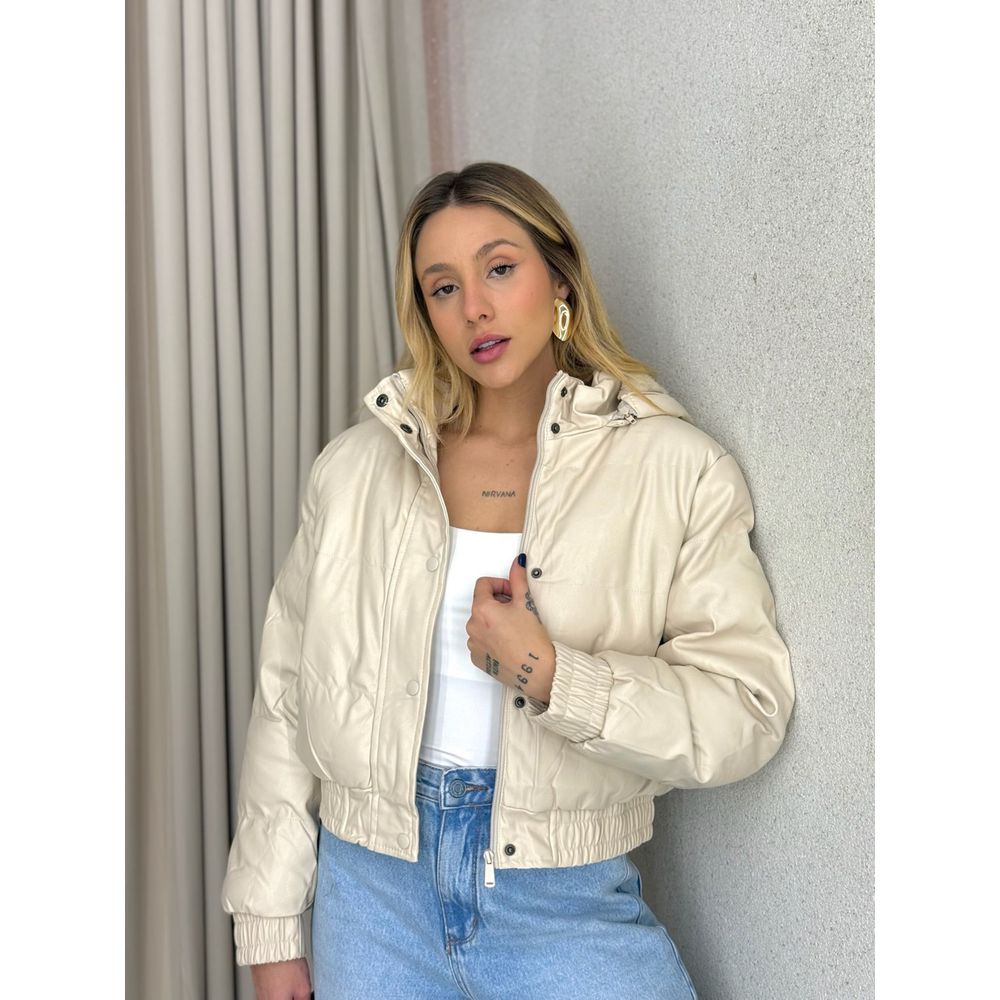 PUFFER AGATHA COURO FAKE | CAROLLA FERRARO