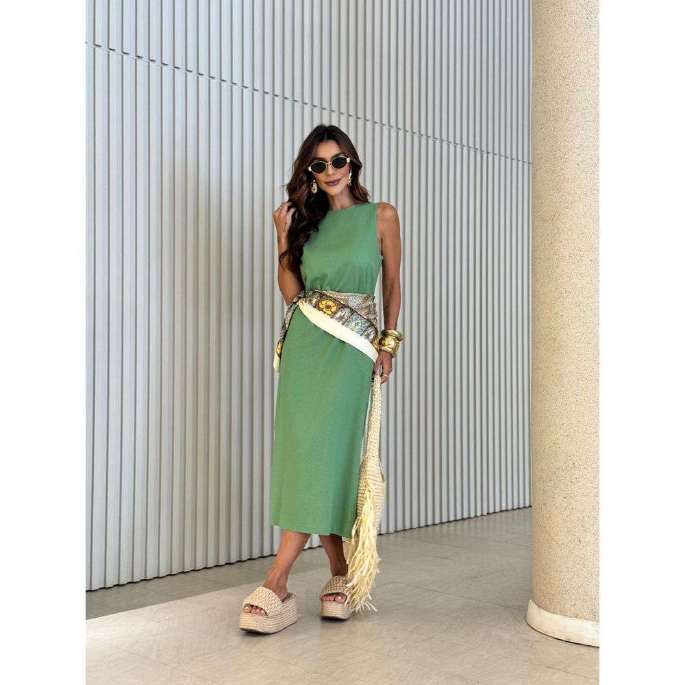 VESTIDO SABRINA LONGUETE | CAROLLA FERRARO