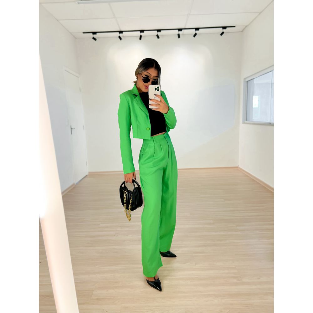 CALÇA EMMA verde | CAROLLA FERRARO