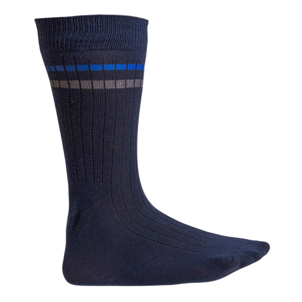 Meia Masculina Cano Longo - Azul Marinho | Calçados Laroche