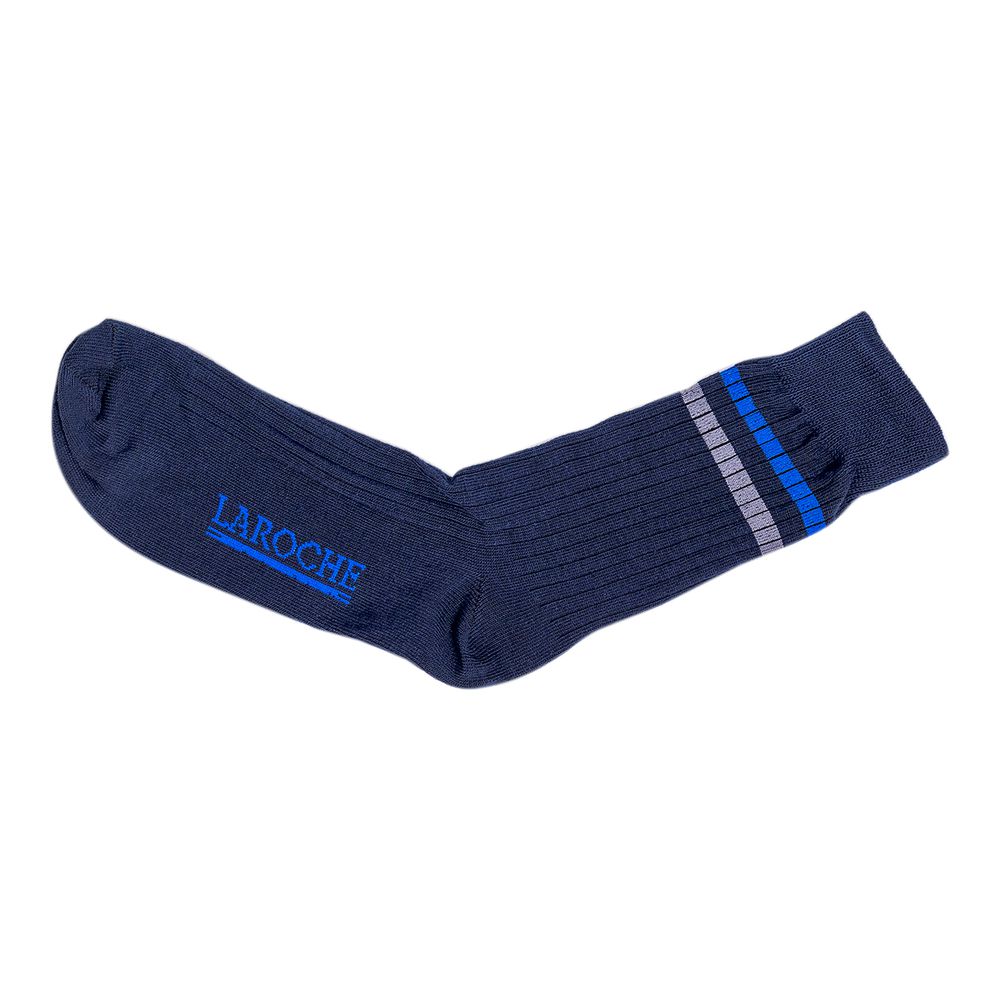 Meia Masculina Cano Longo - Azul Marinho | Calçados Laroche