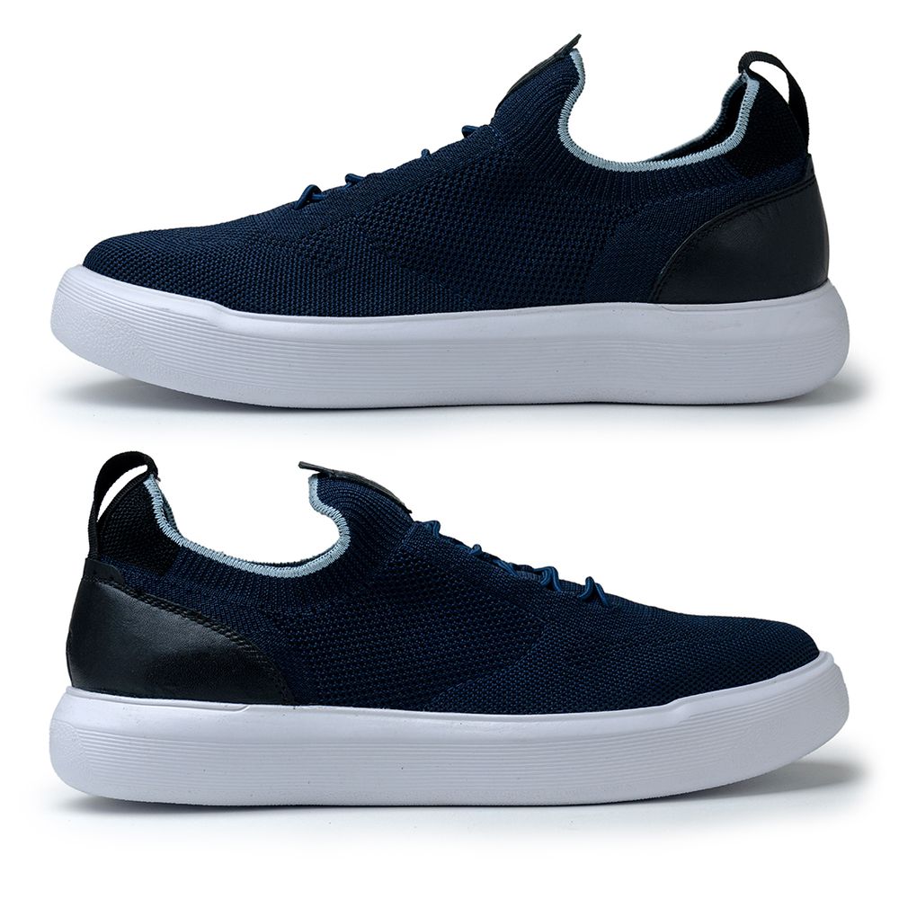 Tenis Casual Knit Cell Laroche - Azul | Calçados Laroche