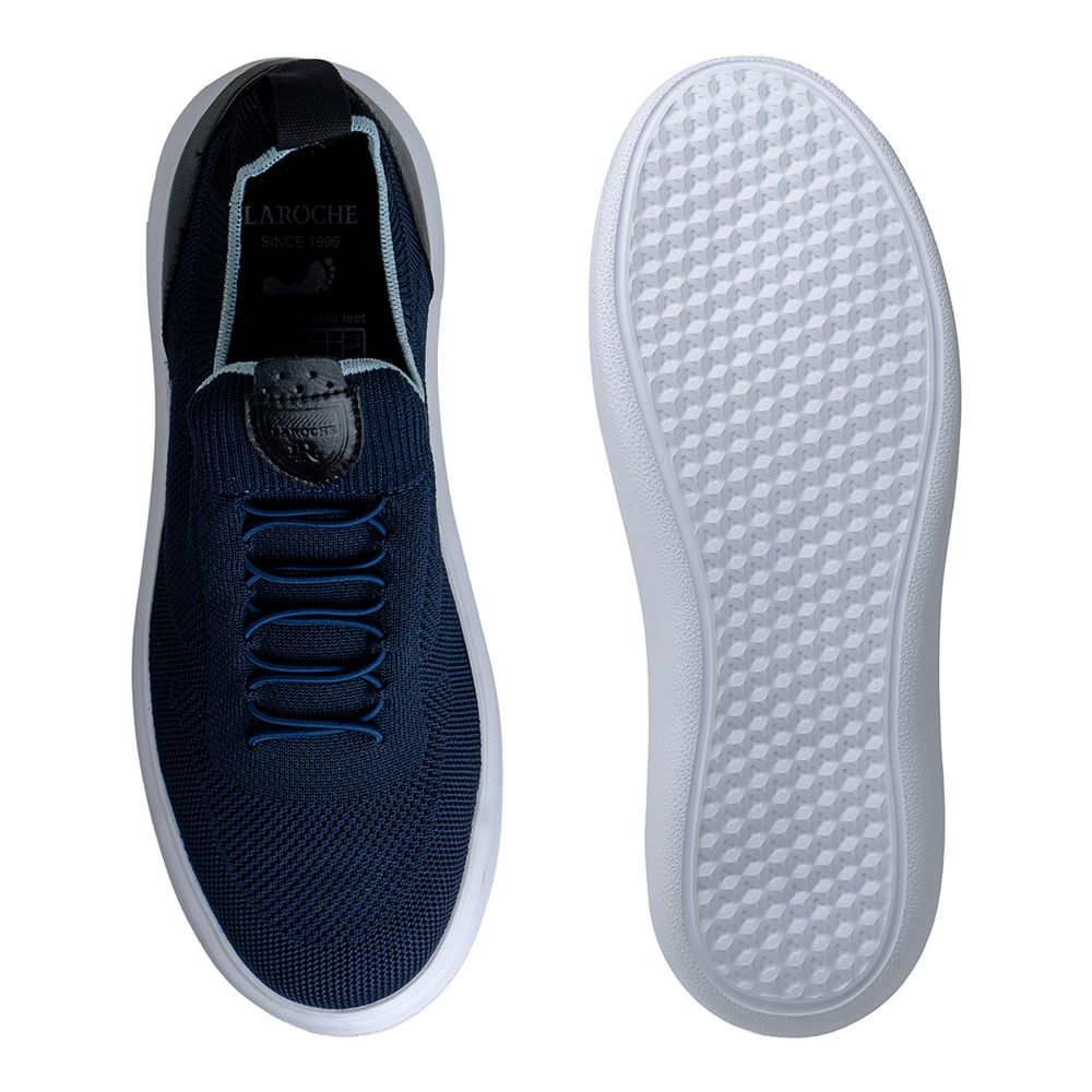 Tenis Casual Knit Cell Laroche - Azul | Calçados Laroche