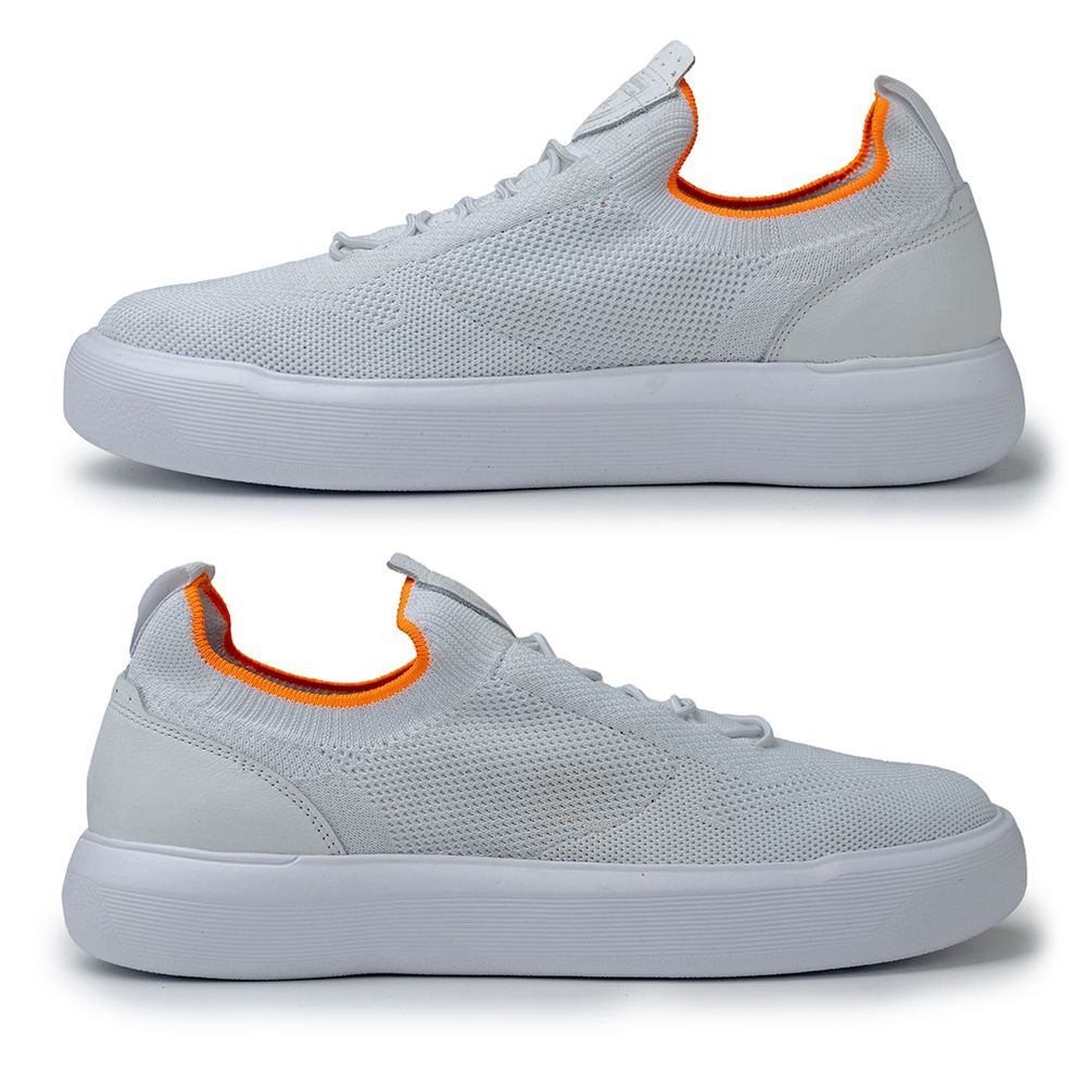 Tenis Casual Knit Cell Laroche - Branco | Calçados Laroche