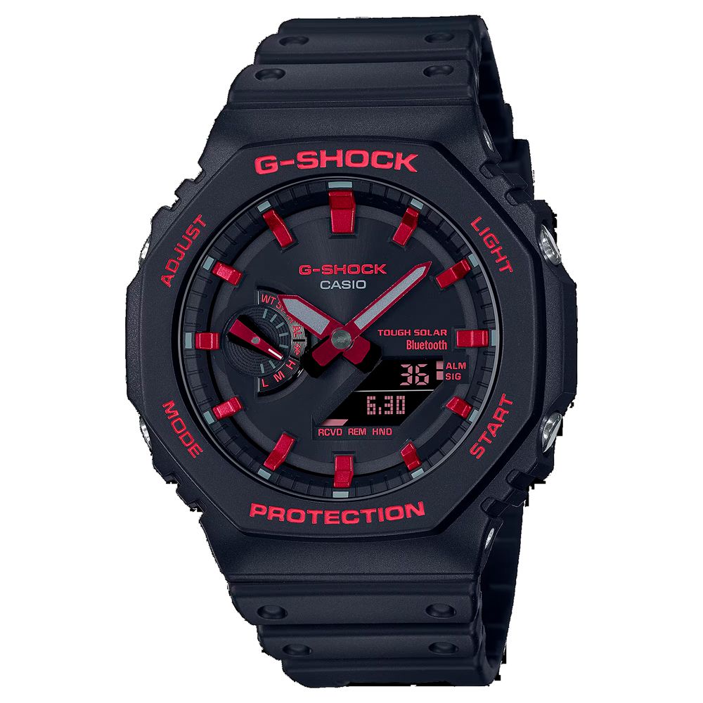 Relógio G-Shock Carbon Core Guard Preto e Vermelho
