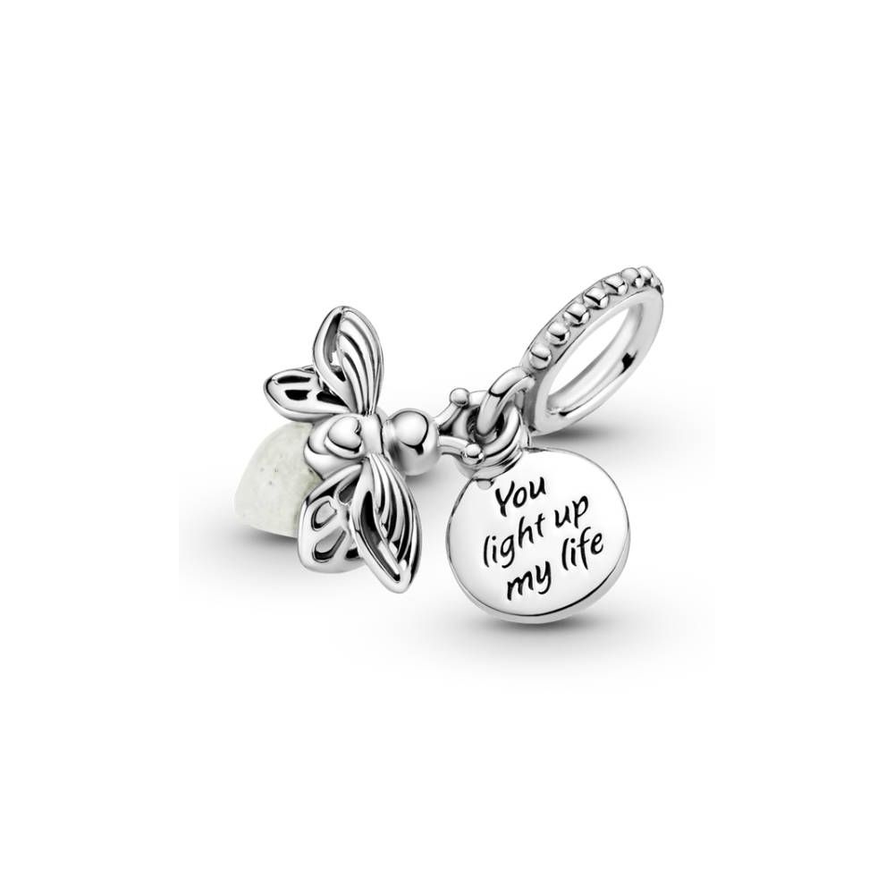 Charm Pandora Pendente Vaga-Lume Brilha No Escuro