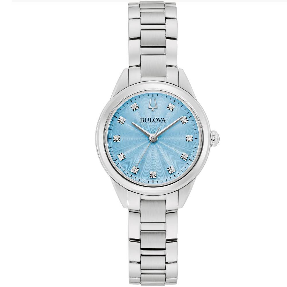 Relógio Bulova Feminino Classic Sutton Mostrador Azul