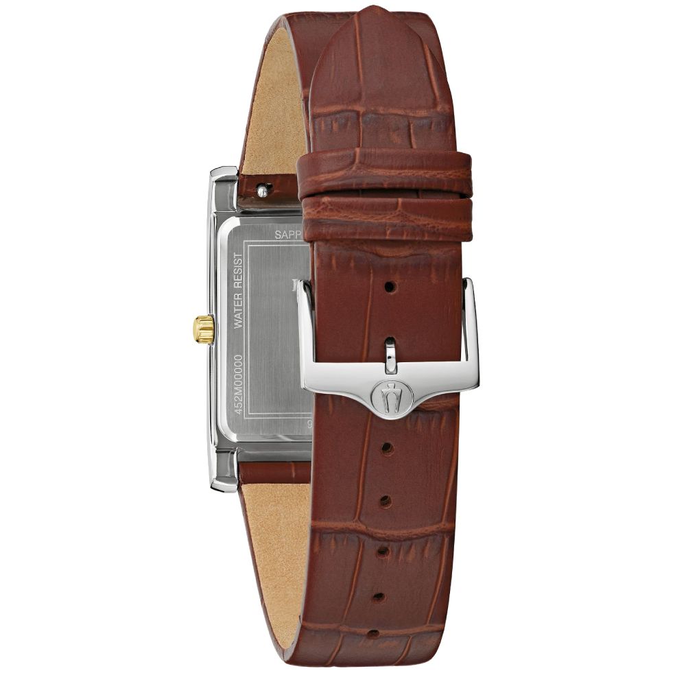 Relógio Bulova Masculino Classic Sutton Retangular Couro