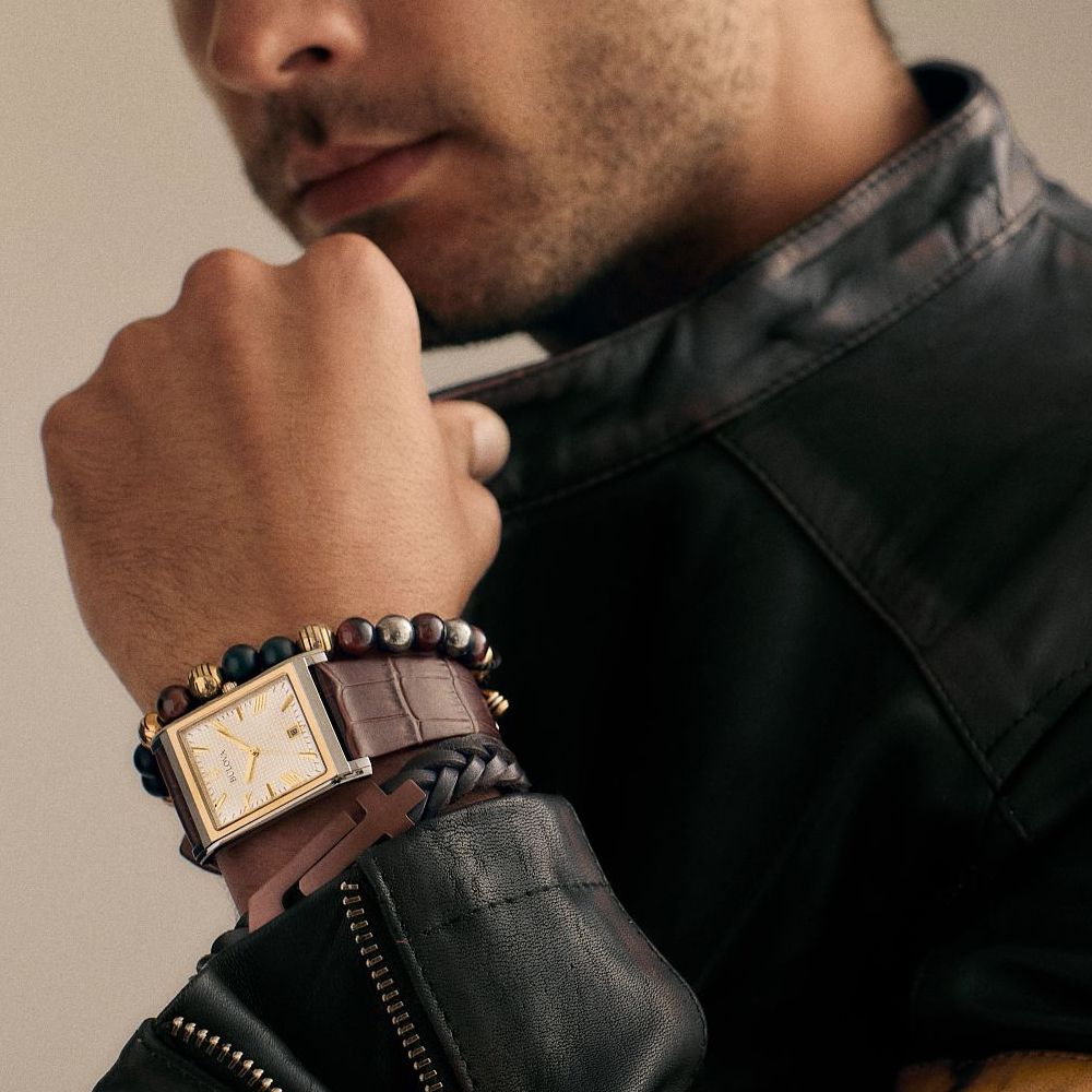 Relógio Bulova Masculino Classic Sutton Retangular Couro