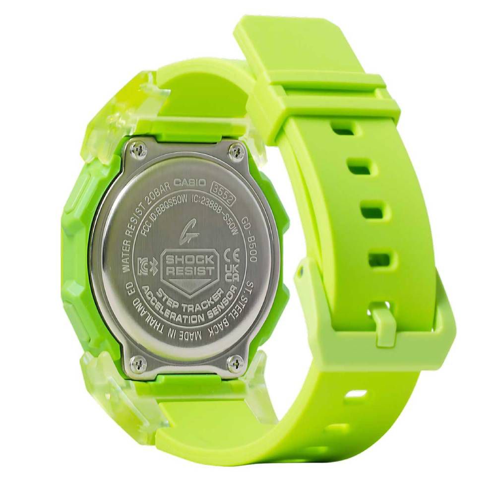 Relógio Casio G-Shock Mobile Link Bluetooth GD-B500S-3DR Verde