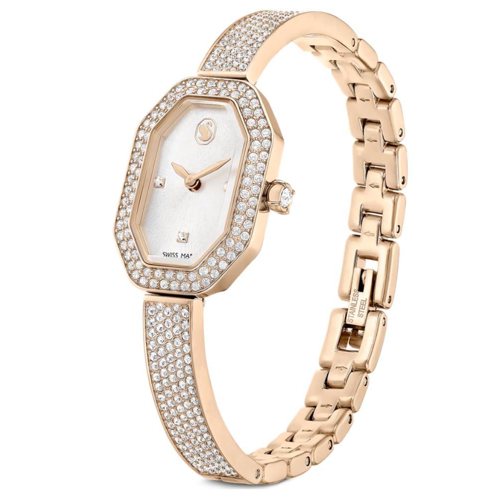 Relógio Swarovski Dextera Aço Dourado