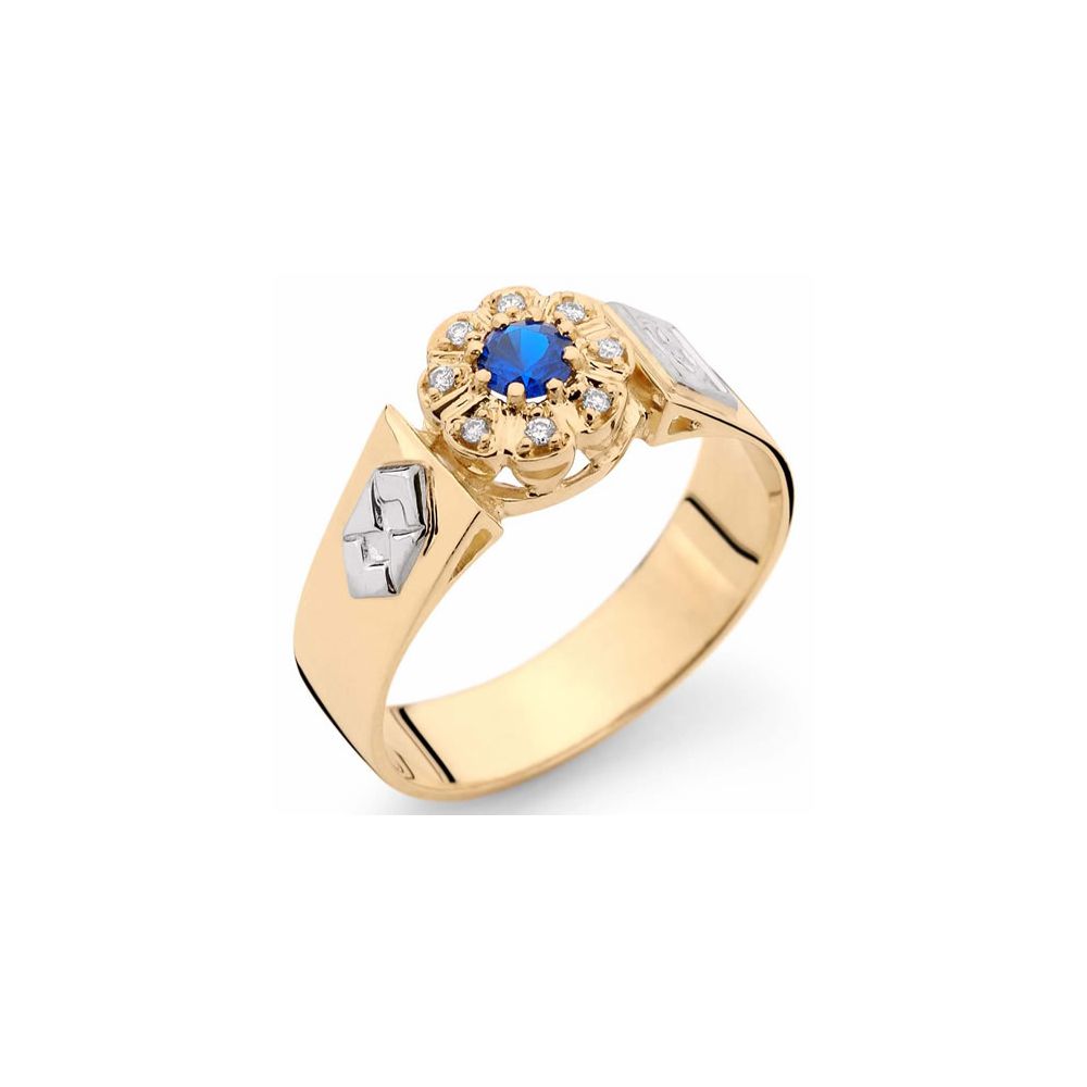 Anel de formatura em ouro 18 com Brilhantes + Frete Grátis | RDJ Joias