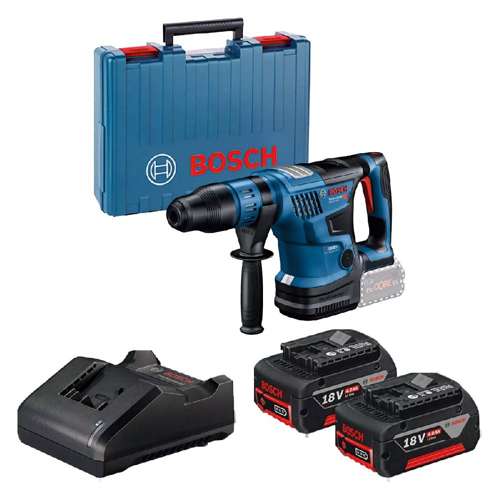 Martelo Perfurador Rompedor 18V Sem Fio Com Carregador e 2 Baterias ...