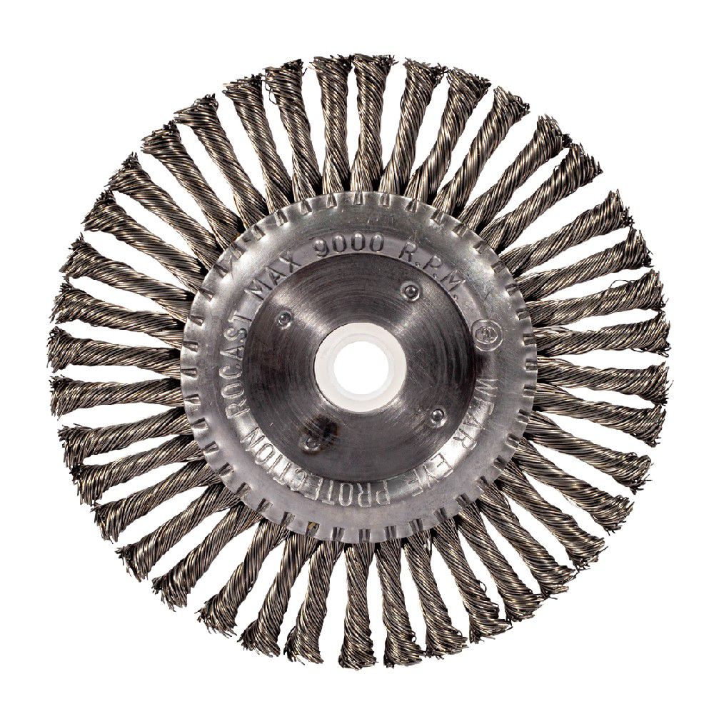 Escova Circular de Aço Trançado 6'' x 1/4'' (319,0026) - Rocast | Ritec ...