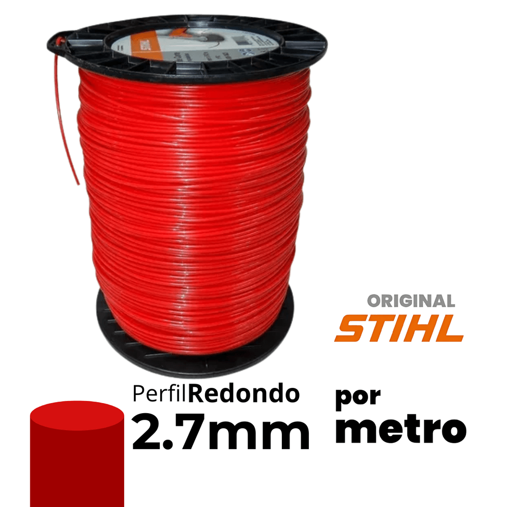 Fio de Nylon Stihl Redondo 2.7mm - Corte Preciso e Durável | RR PARAFUSOS