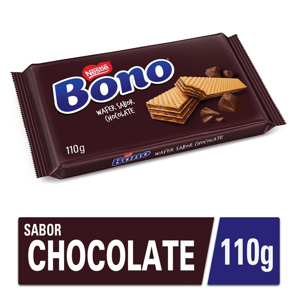 Biscoito Bono Wafer Chocolate 110g | Day 2 Day