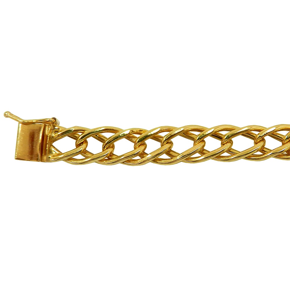 Pulseira Feminina de Ouro 18k 750 Modelo Italiano | RDJ JÓIAS