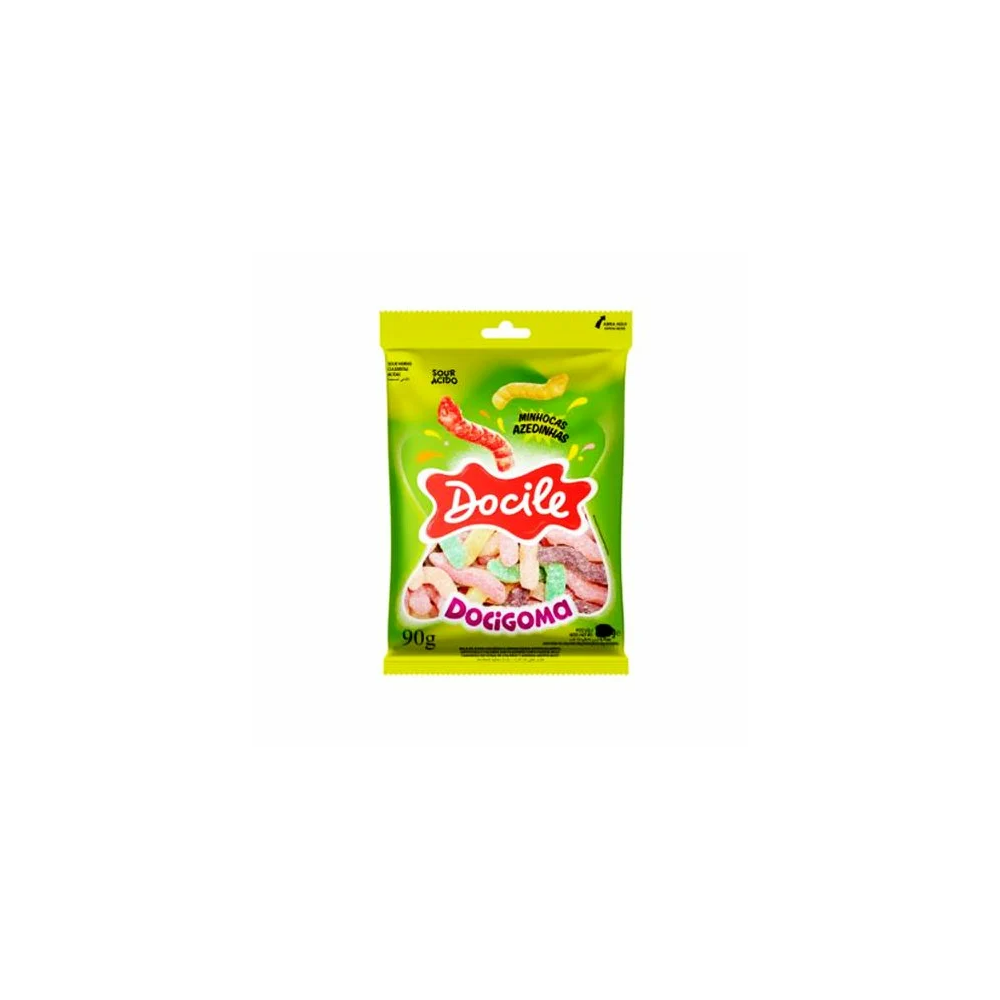 Bala Docile Docigoma Minhocas Azedinhas 90g | Day 2 Day